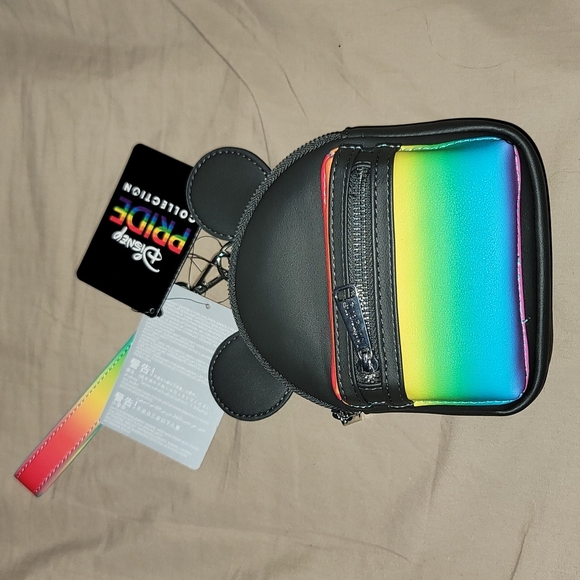 Loungefly | Bags | Disney Loungefly Pride Belt Bagwristlet | Poshmark